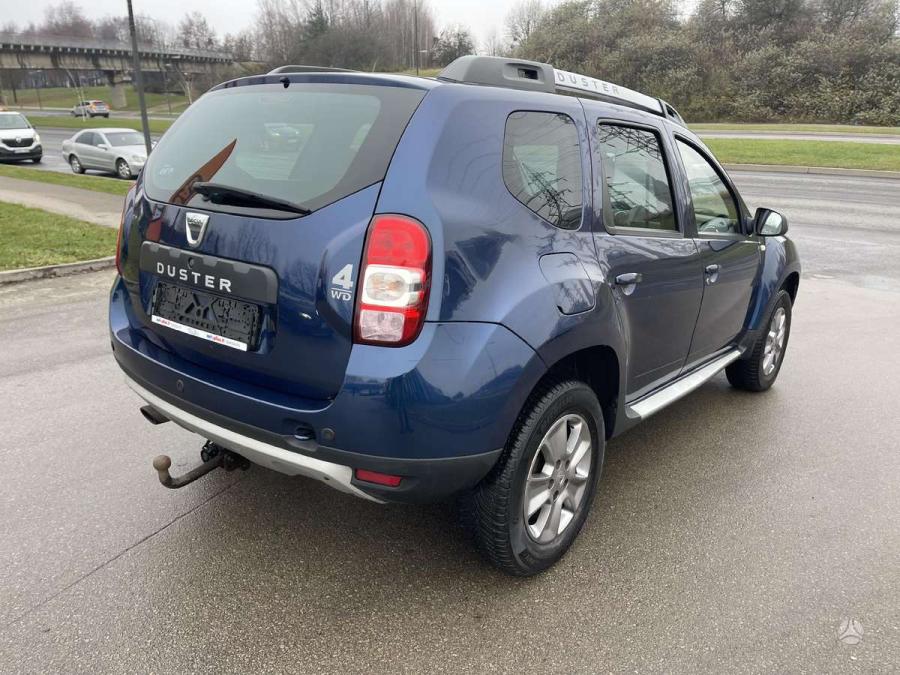 Blue Dacia Duster 2016 in Kaunas, with an engine capacity of 1.20 L and mileage of 268 thousand km for 4650 €, photo 11 on AUTOMOTO.COM.LV