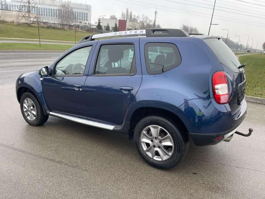 Blue Dacia Duster 2016 in Kaunas, with an engine capacity of 1.20 L and mileage of 268 thousand km for 4650 €, photo 14 on AUTOMOTO.COM.LV
