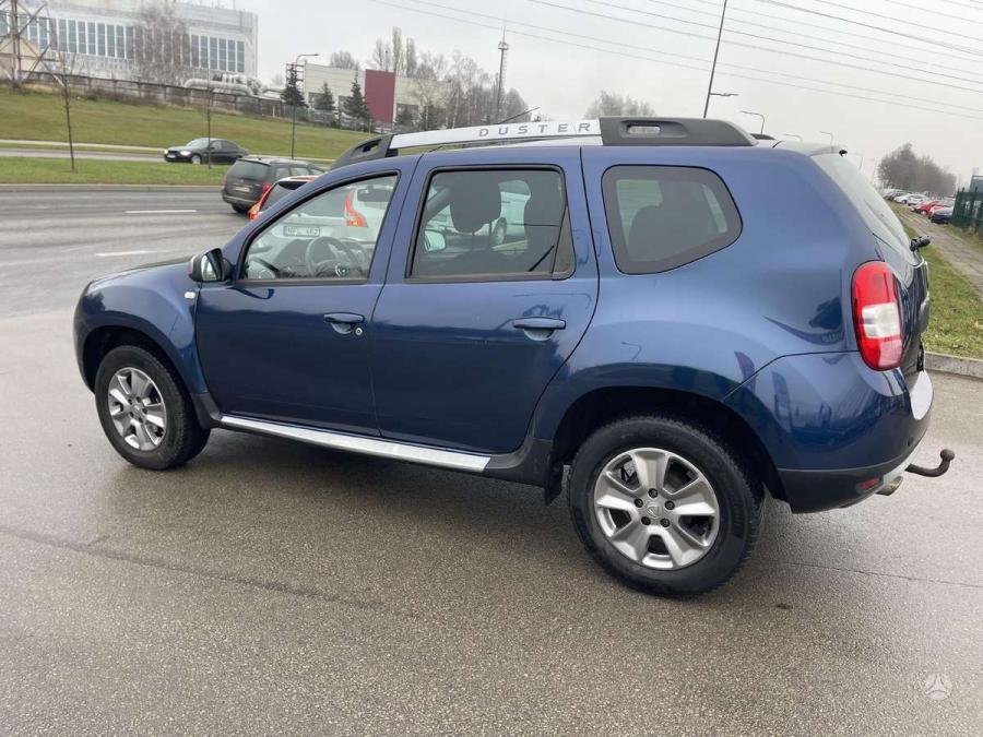 Blue Dacia Duster 2016 in Kaunas, with an engine capacity of 1.20 L and mileage of 268 thousand km for 4650 €, photo 15 on AUTOMOTO.COM.LV