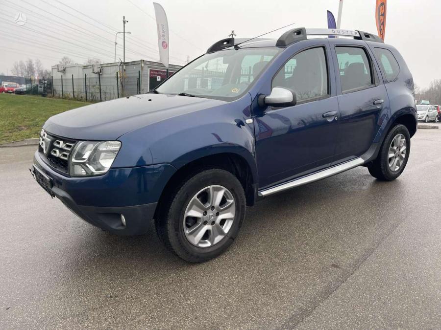 Blue Dacia Duster 2016 in Kaunas, with an engine capacity of 1.20 L and mileage of 268 thousand km for 4650 €, photo 6 on AUTOMOTO.COM.LV