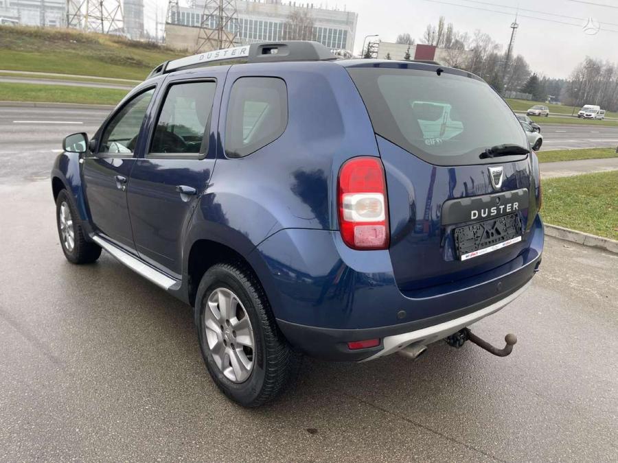 Blue Dacia Duster 2016 in Kaunas, with an engine capacity of 1.20 L and mileage of 268 thousand km for 4650 €, photo 11 on AUTOMOTO.COM.LV