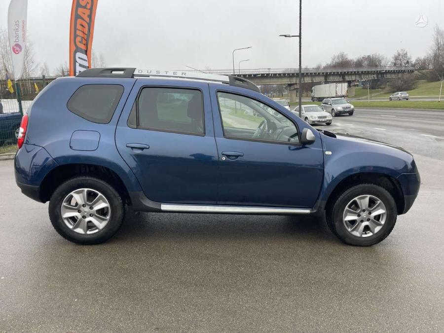 Blue Dacia Duster 2016 in Kaunas, with an engine capacity of 1.20 L and mileage of 268 thousand km for 4650 €, photo 16 on AUTOMOTO.COM.LV