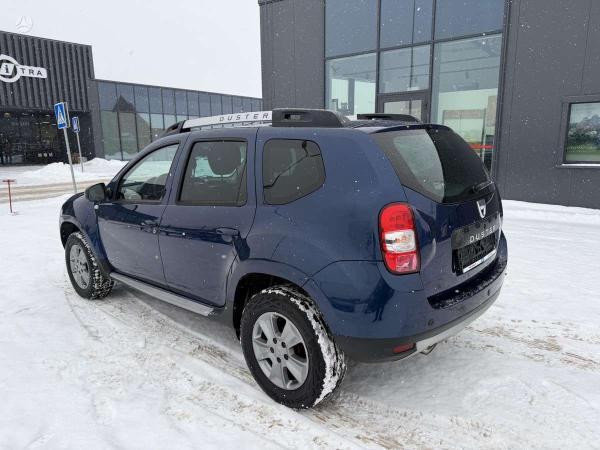 Blue Dacia Duster 2016 in Siauliai, with an engine capacity of 1.20 L and mileage of 128 thousand km for 5750 €, photo 7 on AUTOMOTO.COM.LV