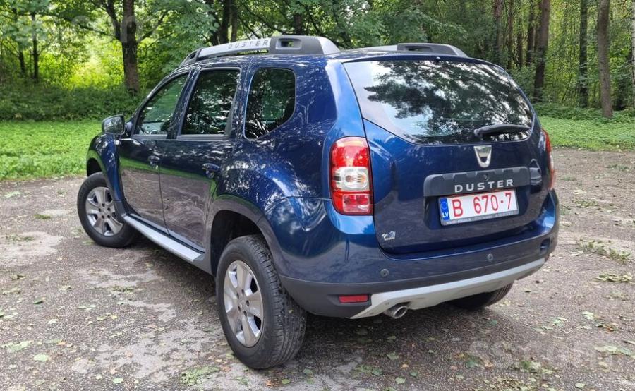 Blue Dacia Duster 2016 in Riga, with an engine capacity of 1.50 L and mileage of 239 thousand km for 5950 €, photo 8 on AUTOMOTO.COM.LV