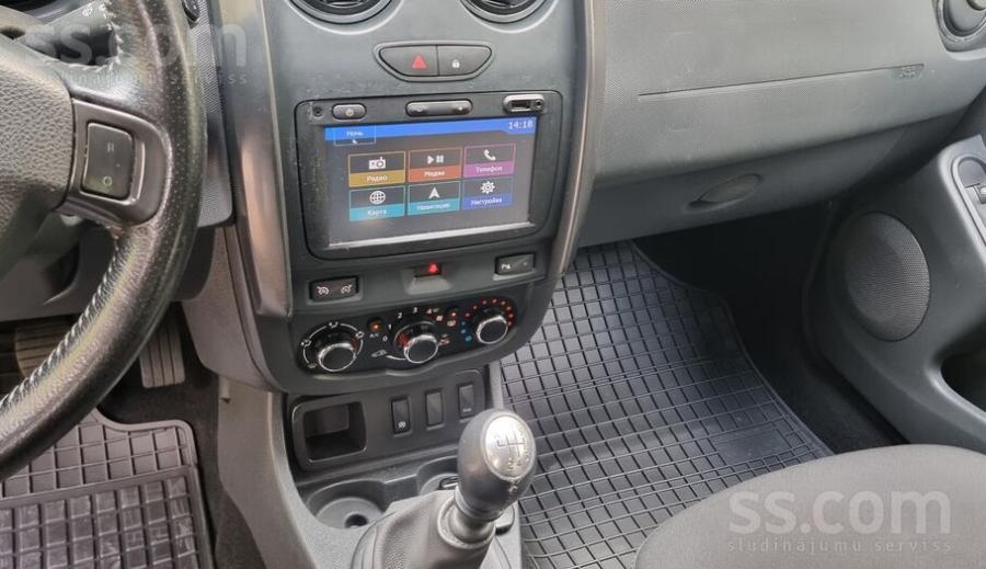 Blue Dacia Duster 2016 in Riga, with an engine capacity of 1.50 L and mileage of 239 thousand km for 5950 €, photo 12 on AUTOMOTO.COM.LV