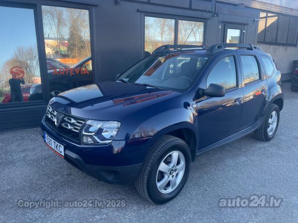 Blue Dacia Duster 2017 in Tallinn, with an engine capacity of 1.50 L and mileage of 96 thousand km for 7990 €, photo 1 on AUTOMOTO.COM.LV