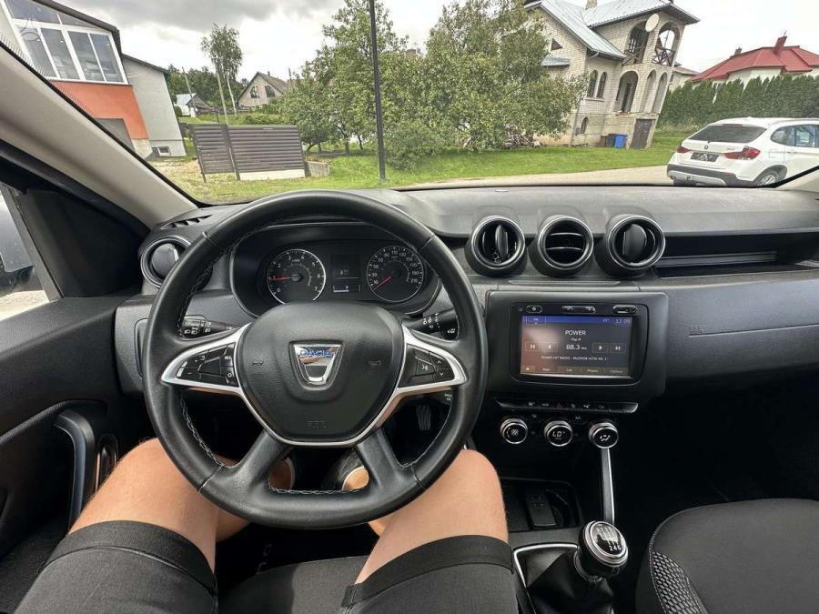 Blue Dacia Duster 2018 in Alytus, with an engine capacity of 1.20 L and mileage of 203 thousand km for 8650 €, photo 14 on AUTOMOTO.COM.LV