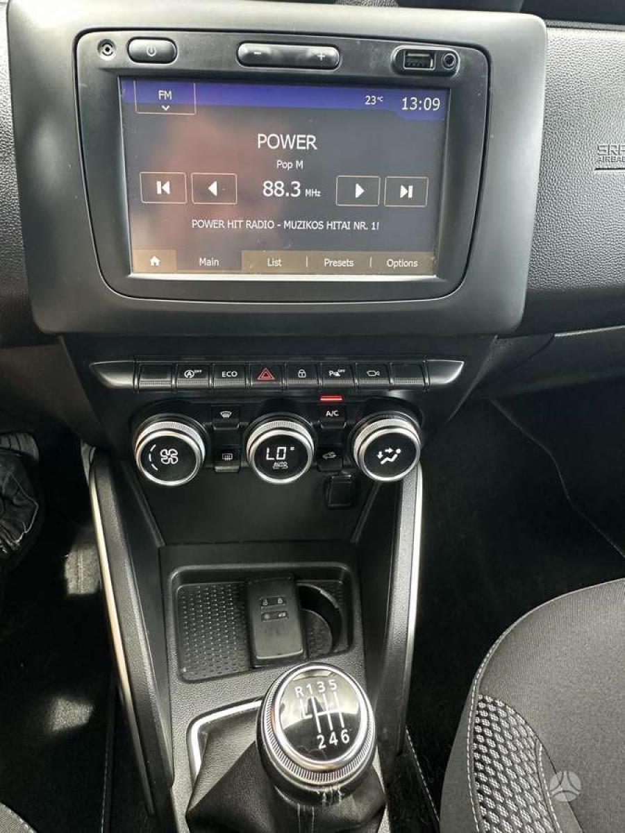 Blue Dacia Duster 2018 in Alytus, with an engine capacity of 1.20 L and mileage of 203 thousand km for 8650 €, photo 19 on AUTOMOTO.COM.LV