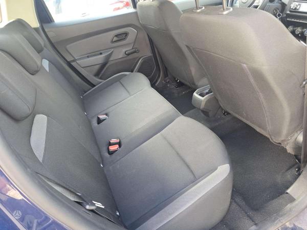 Blue Dacia Duster 2018 in Taurage, with an engine capacity of 1.60 L and mileage of 83 thousand km for 5200 €, photo 7 on AUTOMOTO.COM.LV