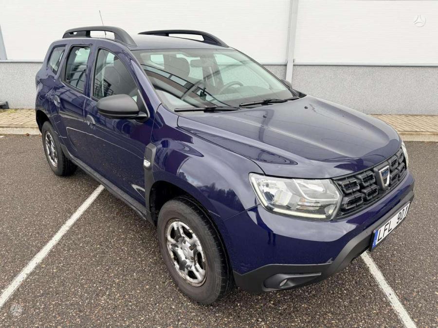 Blue Dacia Duster 2019 in Vilnius, with an engine capacity of 1.00 L and mileage of 43 thousand km for 8950 €, photo 3 on AUTOMOTO.COM.LV
