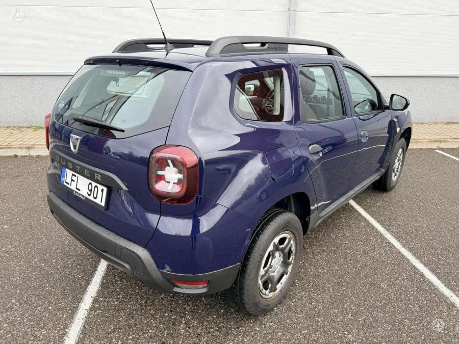 Blue Dacia Duster 2019 in Vilnius, with an engine capacity of 1.00 L and mileage of 43 thousand km for 8950 €, photo 4 on AUTOMOTO.COM.LV
