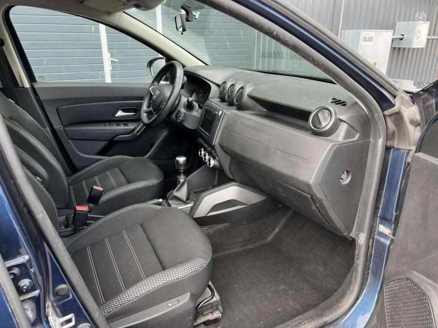Blue Dacia Duster 2019 in Alytus, with an engine capacity of 1.46 L and mileage of 170 thousand km for 7500 €, photo 18 on AUTOMOTO.COM.LV