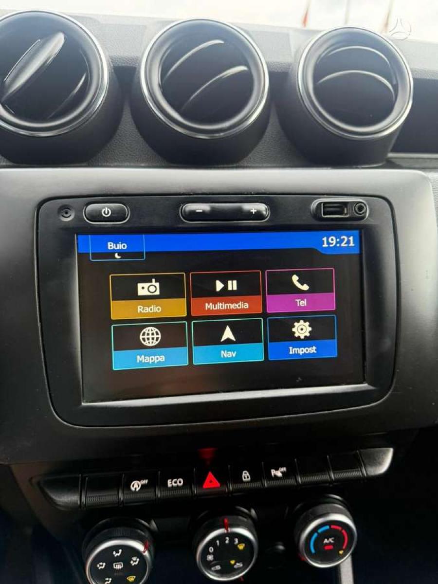 Blue Dacia Duster 2019 in Telschi, with an engine capacity of 1.60 L and mileage of 250 thousand km for 7200 €, photo 20 on AUTOMOTO.COM.LV