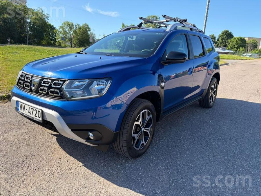 Blue Dacia Duster 2020 in Riga, with an engine capacity of 1.00 L and mileage of 89 thousand km for 9000 €, photo 1 on AUTOMOTO.COM.LV