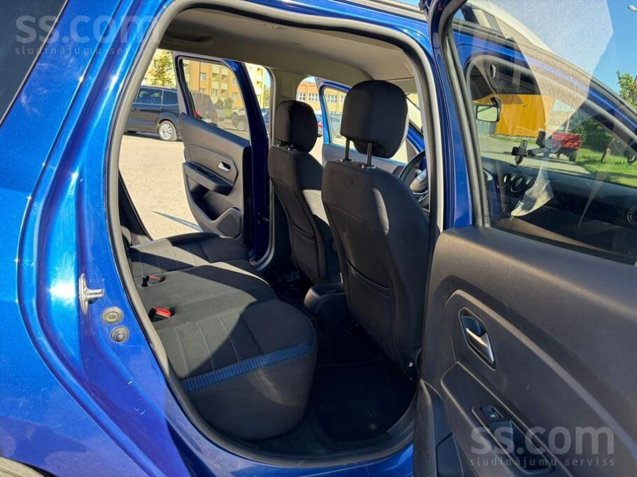 Blue Dacia Duster 2020 in Riga, with an engine capacity of 1.00 L and mileage of 89 thousand km for 9000 €, photo 11 on AUTOMOTO.COM.LV