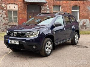 Blue Dacia Duster 2021 in Liepaja, with an engine capacity of 1.50 L and mileage of 194 thousand km for 10890 €, photo 4 on AUTOMOTO.COM.LV