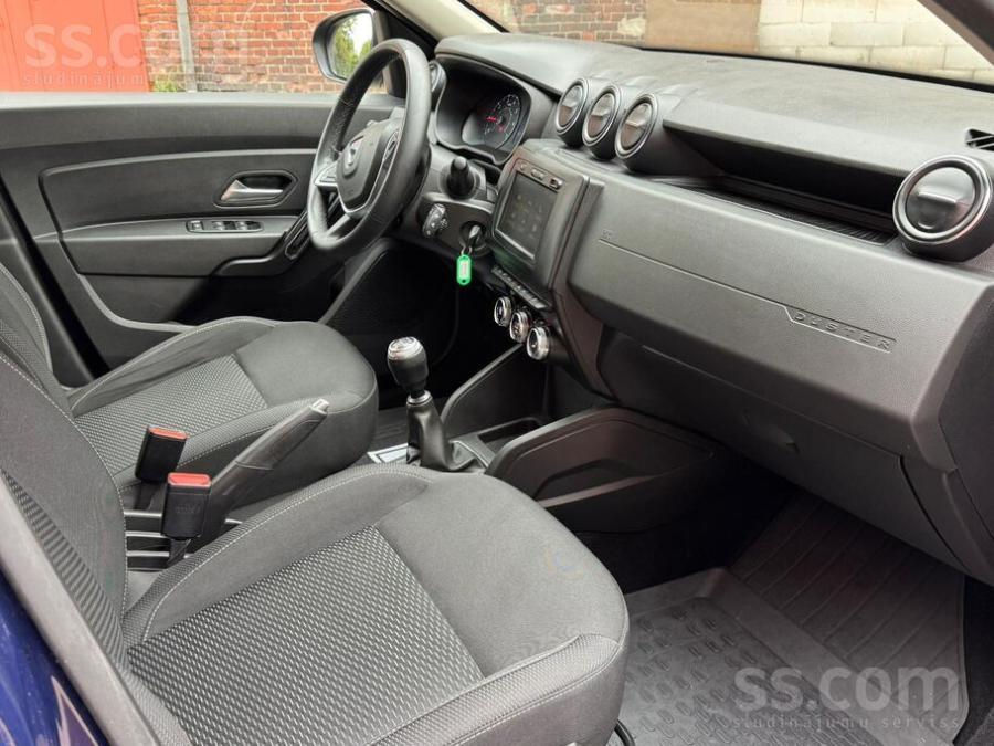 Blue Dacia Duster 2021 in Liepaja, with an engine capacity of 1.50 L and mileage of 194 thousand km for 10890 €, photo 11 on AUTOMOTO.COM.LV