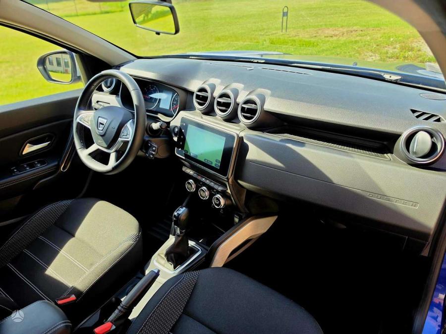 Blue Dacia Duster 2021 in Taurage, with an engine capacity of 1.33 L and mileage of 195 thousand km for 9800 €, photo 25 on AUTOMOTO.COM.LV