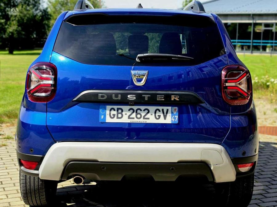 Blue Dacia Duster 2021 in Taurage, with an engine capacity of 1.33 L and mileage of 195 thousand km for 9800 €, photo 7 on AUTOMOTO.COM.LV