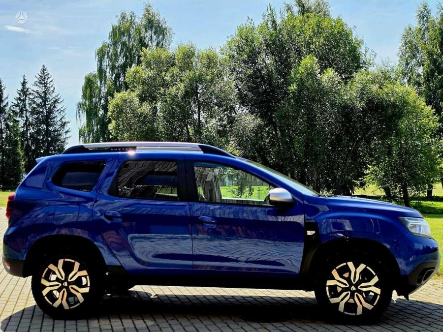 Blue Dacia Duster 2021 in Taurage, with an engine capacity of 1.33 L and mileage of 195 thousand km for 9800 €, photo 9 on AUTOMOTO.COM.LV