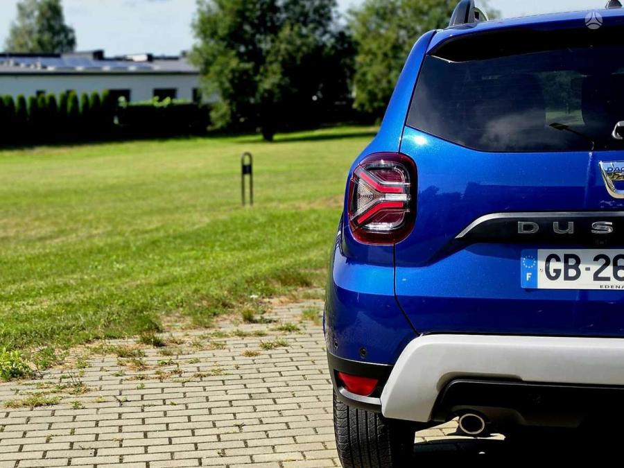 Blue Dacia Duster 2021 in Taurage, with an engine capacity of 1.33 L and mileage of 195 thousand km for 9800 €, photo 13 on AUTOMOTO.COM.LV