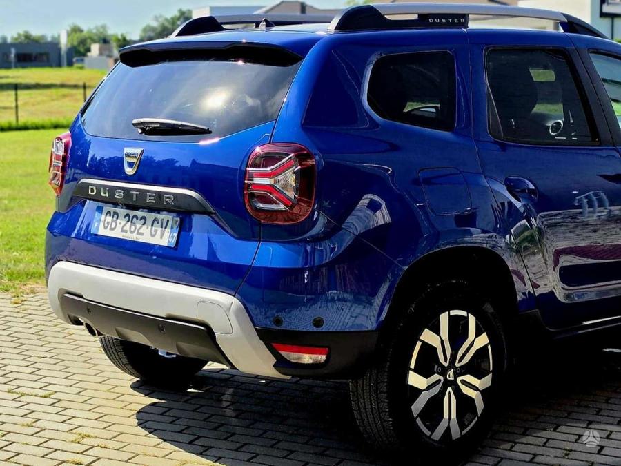 Blue Dacia Duster 2021 in Taurage, with an engine capacity of 1.33 L and mileage of 195 thousand km for 9800 €, photo 14 on AUTOMOTO.COM.LV