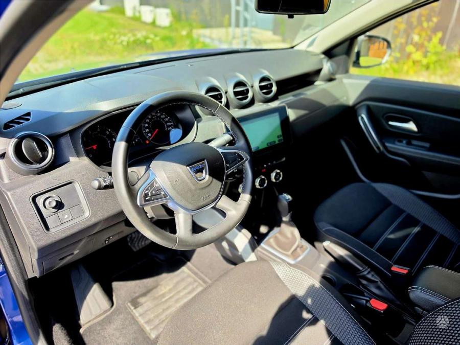 Blue Dacia Duster 2021 in Taurage, with an engine capacity of 1.33 L and mileage of 195 thousand km for 9800 €, photo 21 on AUTOMOTO.COM.LV