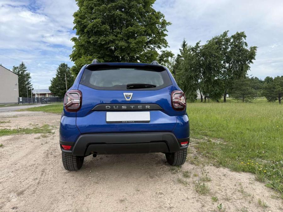 Blue Dacia Duster 2023 in Vilnius, with an engine capacity of 1.00 L and mileage of 73 thousand km for 9550 €, photo 5 on AUTOMOTO.COM.LV