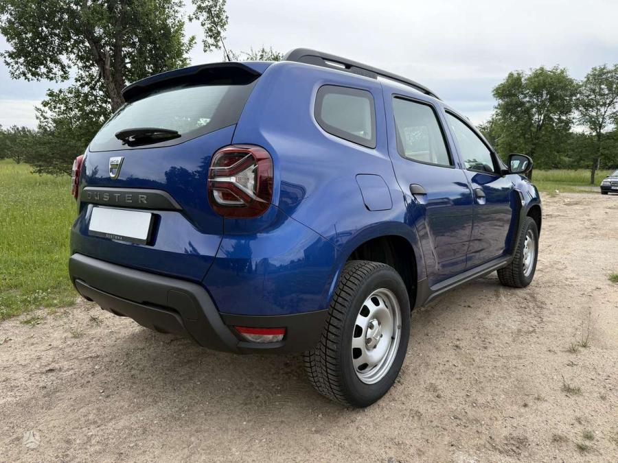 Blue Dacia Duster 2023 in Vilnius, with an engine capacity of 1.00 L and mileage of 73 thousand km for 9550 €, photo 6 on AUTOMOTO.COM.LV