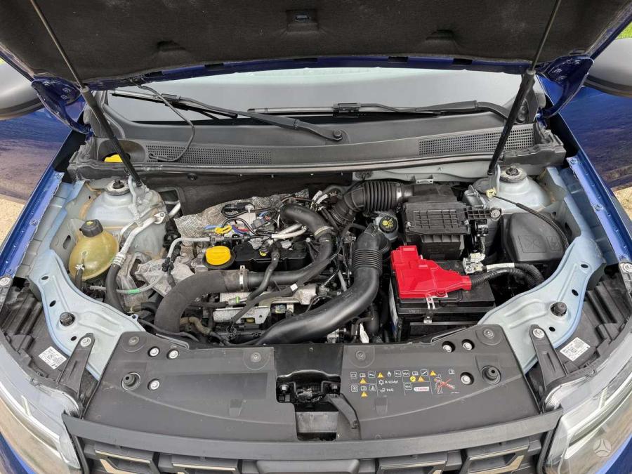 Blue Dacia Duster 2023 in Vilnius, with an engine capacity of 1.00 L and mileage of 73 thousand km for 9550 €, photo 17 on AUTOMOTO.COM.LV