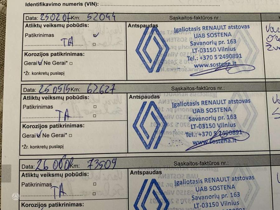Blue Dacia Duster 2023 in Vilnius, with an engine capacity of 1.00 L and mileage of 73 thousand km for 9550 €, photo 20 on AUTOMOTO.COM.LV