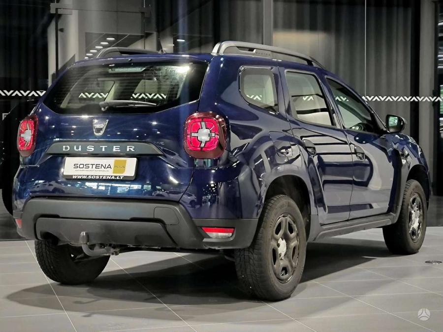 Blue Dacia Duster 2020 in Kaunas, with an engine capacity of 1.00 L and mileage of 121 thousand km for 7900 €, photo 5 on AUTOMOTO.COM.LV