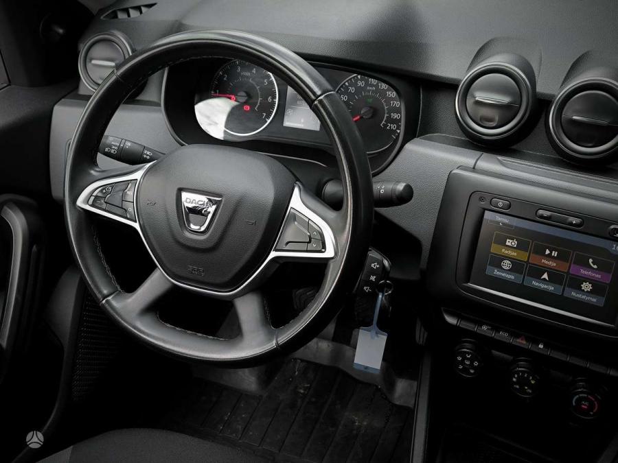 Blue Dacia Duster 2020 in Kaunas, with an engine capacity of 1.00 L and mileage of 121 thousand km for 7900 €, photo 9 on AUTOMOTO.COM.LV