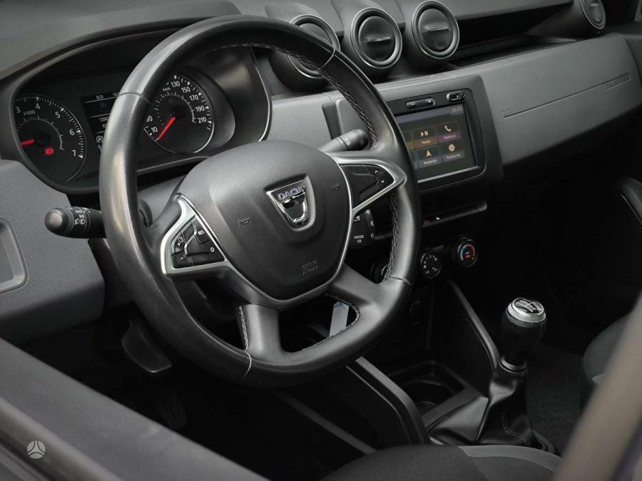 Blue Dacia Duster 2020 in Kaunas, with an engine capacity of 1.00 L and mileage of 121 thousand km for 7900 €, photo 11 on AUTOMOTO.COM.LV