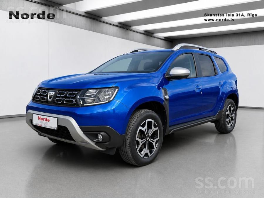 Синий Дачия Duster 2021 в Рига, объемом двигателя 1.00 л и пробегом 93 тыс. км за 9980 €, фото 1 на AUTOMOTO.COM.LV