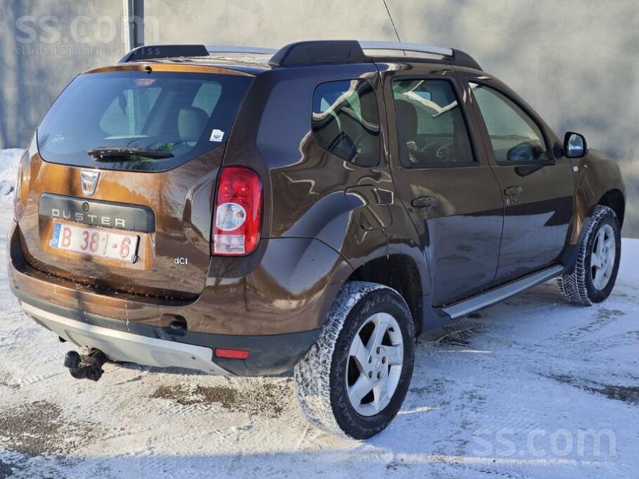 Brown Dacia Duster 2012 in Ogre, with an engine capacity of 1.50 L and mileage of 241 thousand km for 4795 €, photo 6 on AUTOMOTO.COM.LV