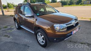 Brown Dacia Duster 2012 in Riga, with an engine capacity of 1.50 L and mileage of 158 thousand km for 6850 €, photo 7 on AUTOMOTO.COM.LV