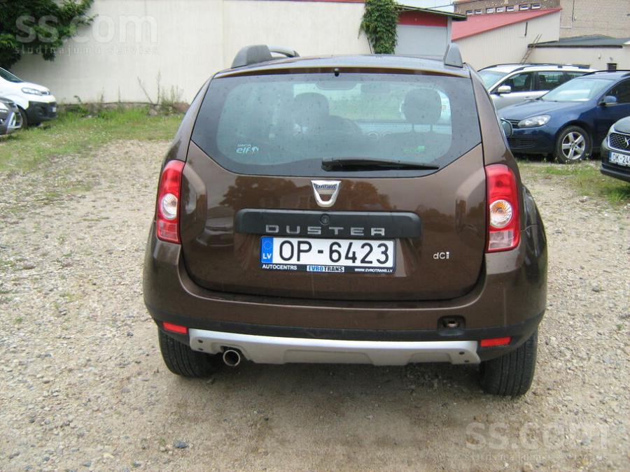 Brown Dacia Duster 2012 in Rezekne, with an engine capacity of 1.50 L and mileage of 189 thousand km for 4950 €, photo 5 on AUTOMOTO.COM.LV