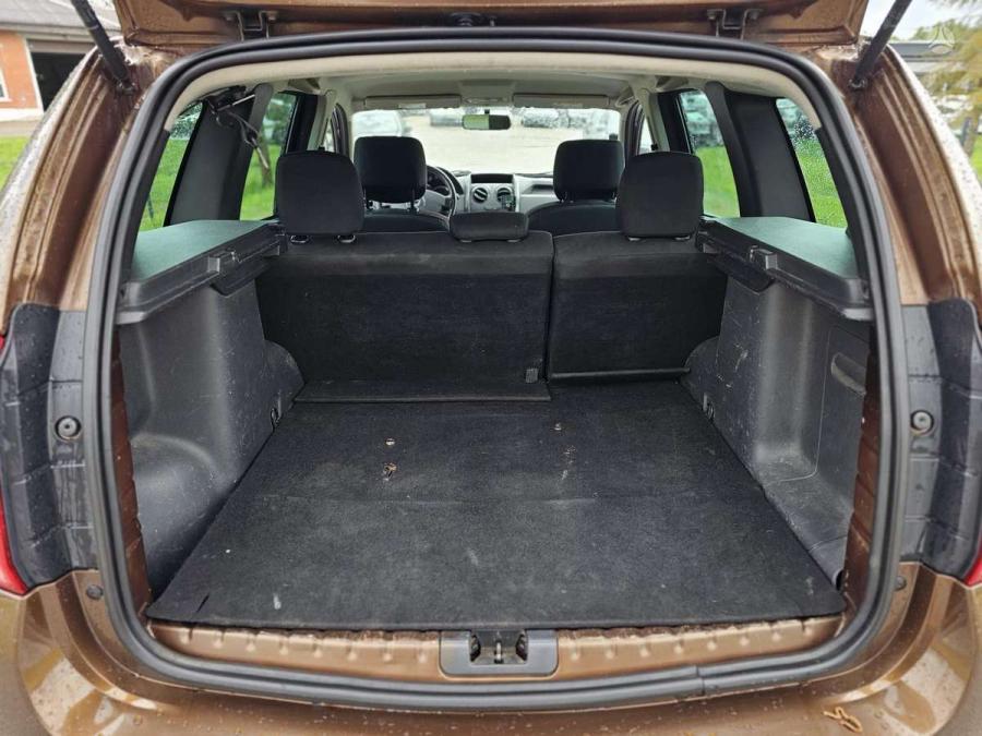 Brown Dacia Duster 2015 in Rokiskis, with an engine capacity of 1.46 L and mileage of 170 thousand km for 5450 €, photo 25 on AUTOMOTO.COM.LV