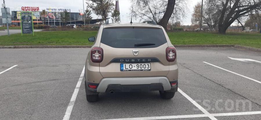 Brown Dacia Duster 2018 in Riga, with an engine capacity of 1.60 L and mileage of 76 thousand km for 11000 €, photo 3 on AUTOMOTO.COM.LV