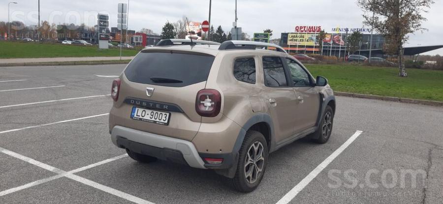 Brown Dacia Duster 2018 in Riga, with an engine capacity of 1.60 L and mileage of 76 thousand km for 9800 €, photo 1 on AUTOMOTO.COM.LV