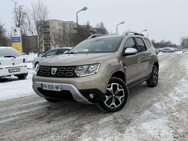 Brown Dacia Duster 2019 in Panevezys, with an engine capacity of 1.50 L and mileage of 197 thousand km for 9990 €, photo 1 on AUTOMOTO.COM.LV