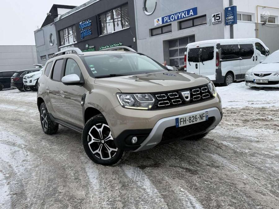 Brown Dacia Duster 2019 in Panevezys, with an engine capacity of 1.50 L and mileage of 197 thousand km for 9990 €, photo 2 on AUTOMOTO.COM.LV
