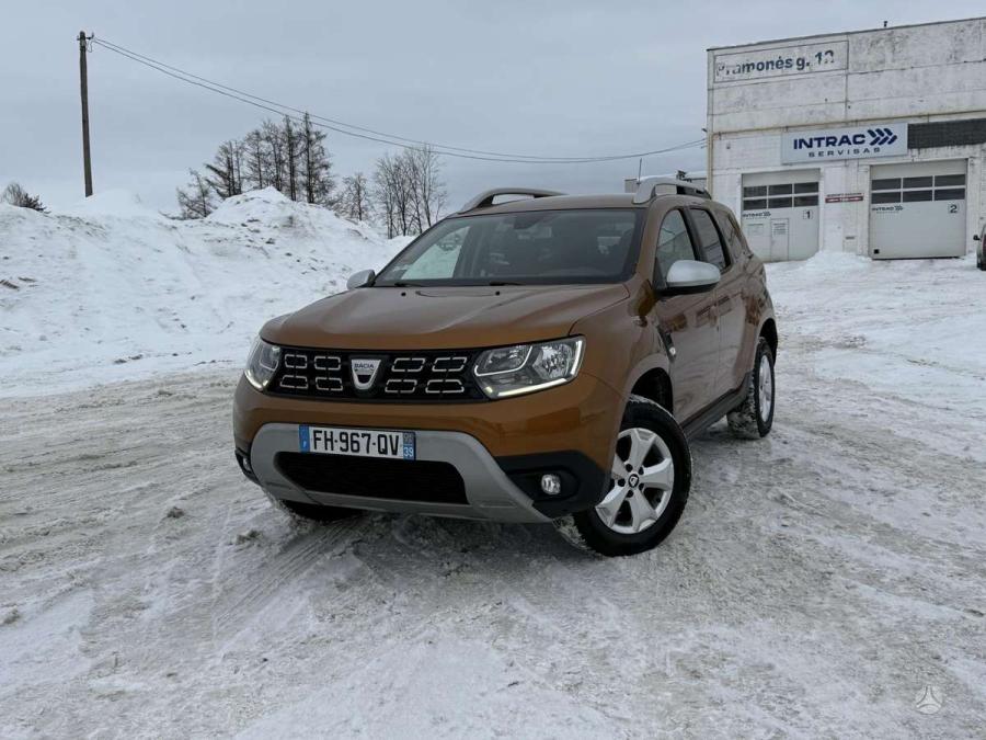 Brown Dacia Duster 2019 in Panevezys, with an engine capacity of 1.50 L and mileage of 156 thousand km for 10990 €, photo 5 on AUTOMOTO.COM.LV