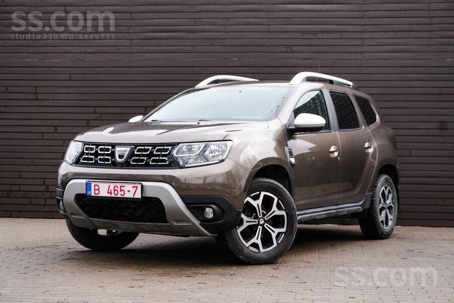 Brown Dacia Duster 2019 in Riga, with an engine capacity of 1.60 L and mileage of 133 thousand km for 9890 €, photo 1 on AUTOMOTO.COM.LV