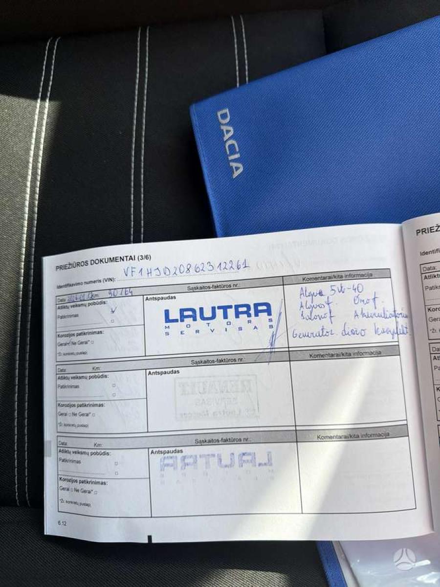Brūns Dacia Duster 2019 Viļņa, ar dzinēja tilpumu 1.60 L un nobraukumu 98 tūkst. km par 8500 €, foto 16 vietnē AUTOMOTO.COM.LV