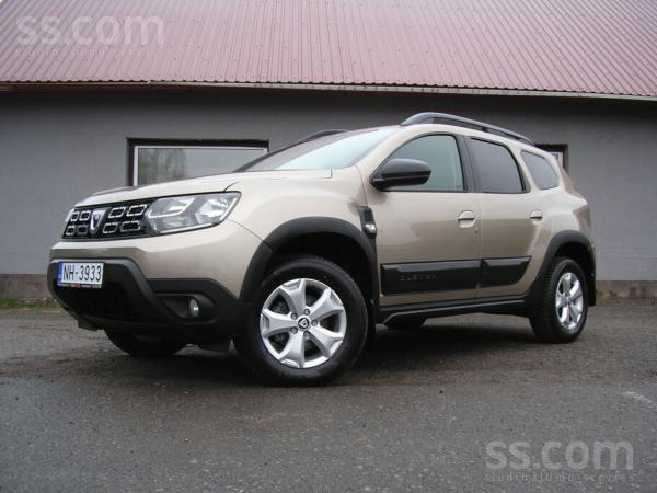 Brown Dacia Duster 2021 in Riga, with an engine capacity of 1.00 L and mileage of 0 thousand km for 9950 €, photo 2 on AUTOMOTO.COM.LV