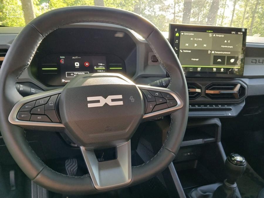 Brūns Dacia Duster 2024 Telšiai, ar dzinēja tilpumu 1.20 L un nobraukumu 1 tūkst. km par 19000 €, foto 12 vietnē AUTOMOTO.COM.LV