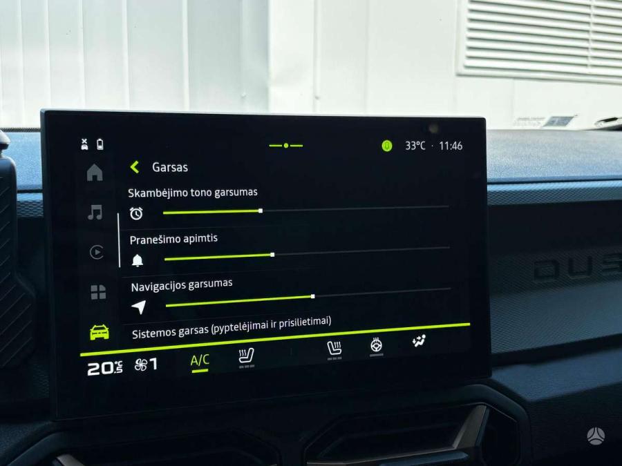 Brūns Dacia Duster 2024 Viļņa, ar dzinēja tilpumu 1.20 L un nobraukumu 31 tūkst. km par 20500 €, foto 24 vietnē AUTOMOTO.COM.LV