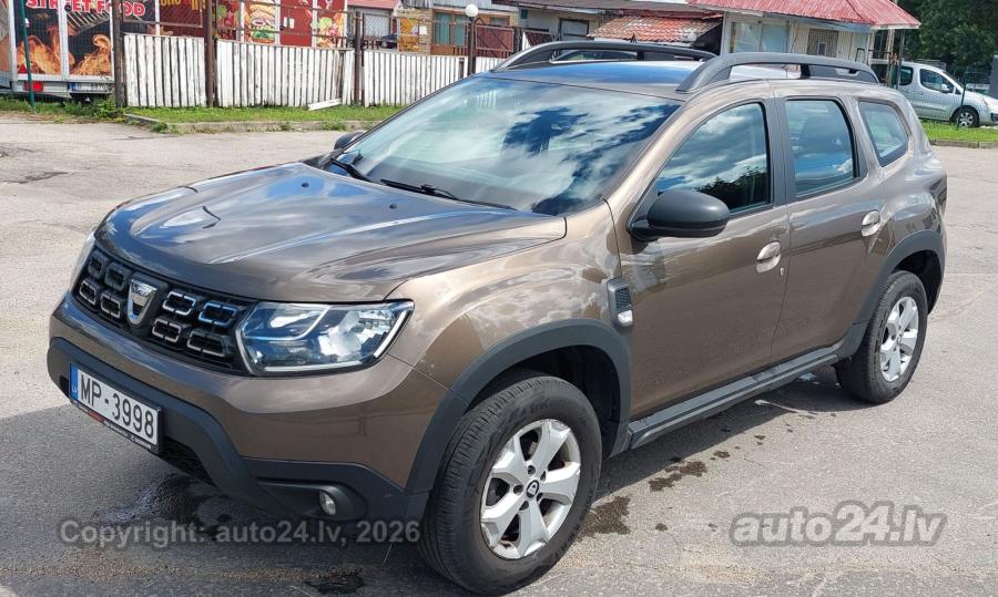 Brown Dacia Duster 2020 in Riga, with an engine capacity of 1.00 L and mileage of 75 thousand km for 10290 €, photo 1 on AUTOMOTO.COM.LV